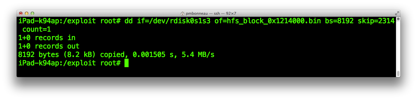 Ios 5x Hfs Heap Buffer Overflow Trigger The Heap Buffer Overflow